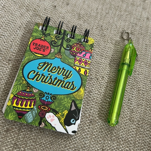 Trader Joe'S | Office | Trader Joes Recycled Gift Card Notepad With Pen ...